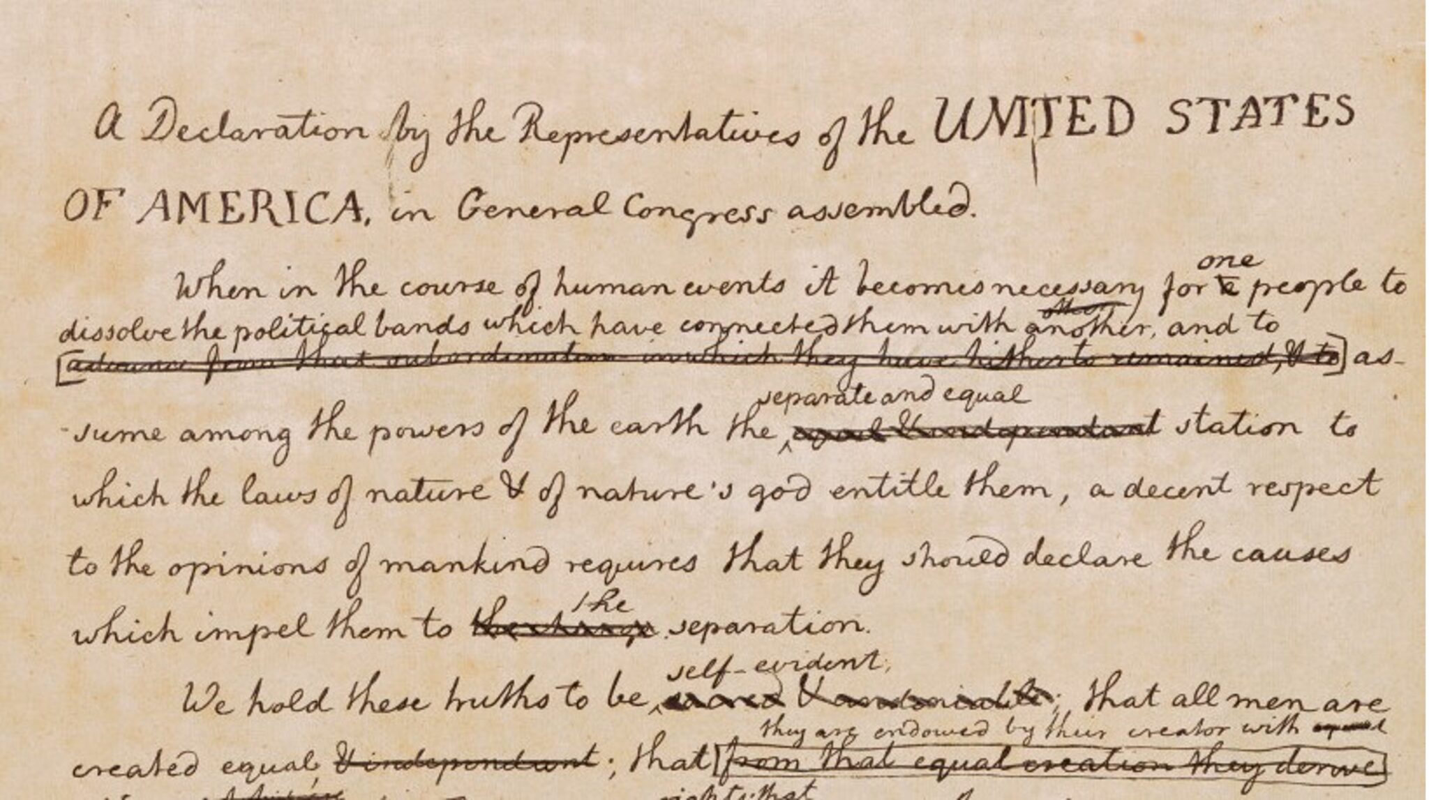 The Declaration of Independence - American Journey Experience